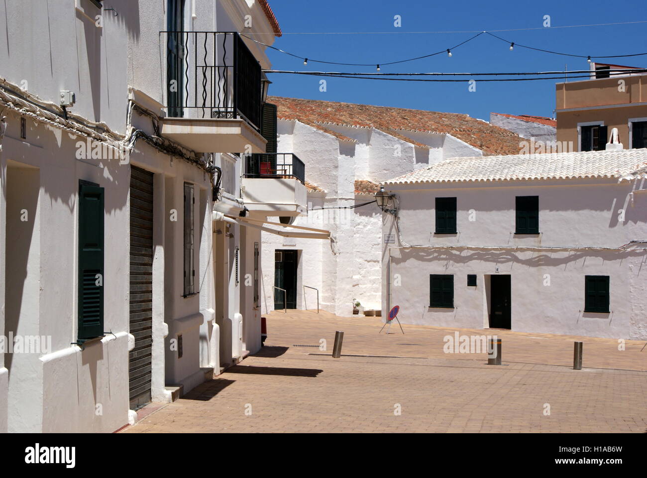 Fornells village, Menorca, Spain Stock Photo - Alamy