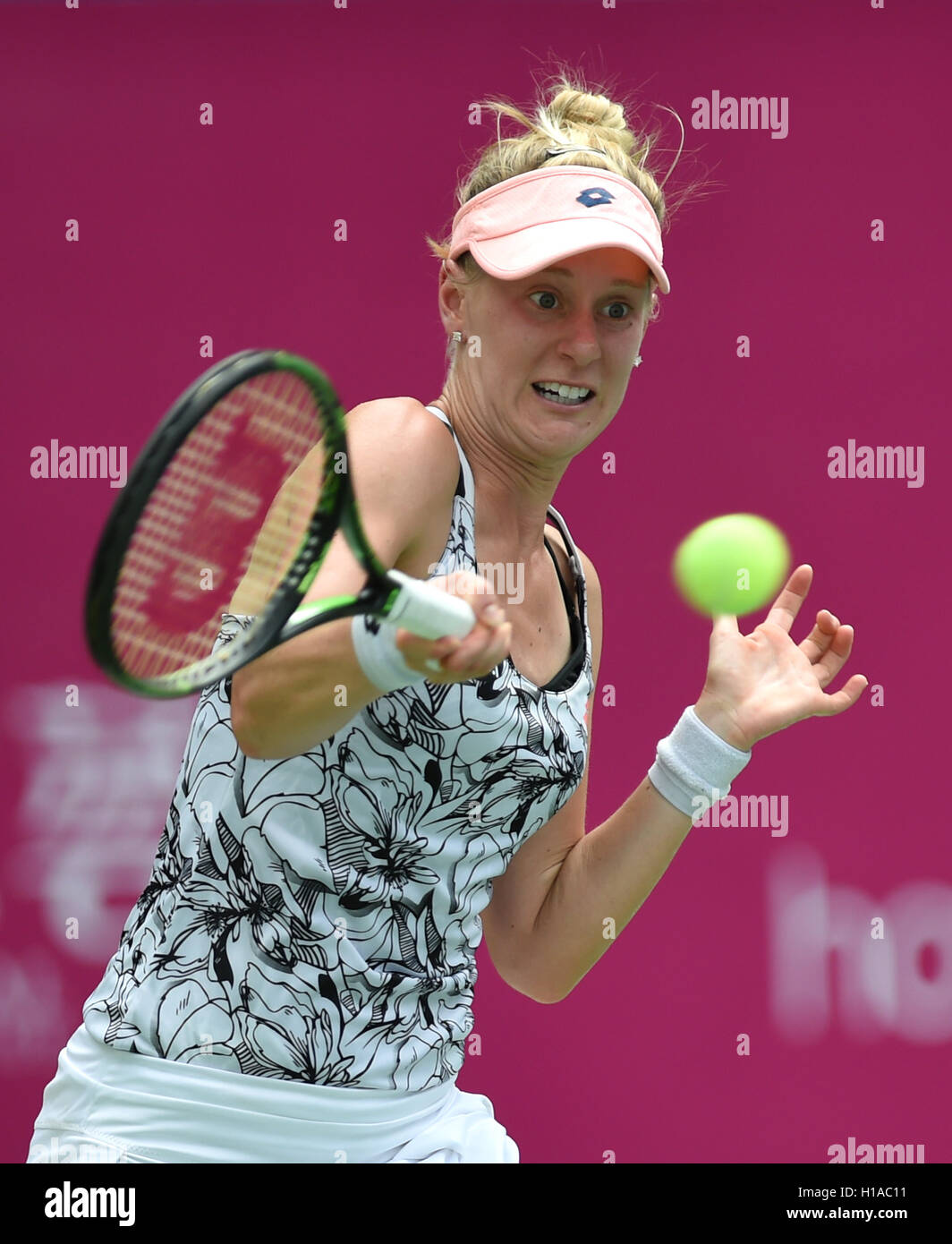 Guangzhou, China's Guangdong Province. 22nd Sep, 2016. Alison Riske of ...