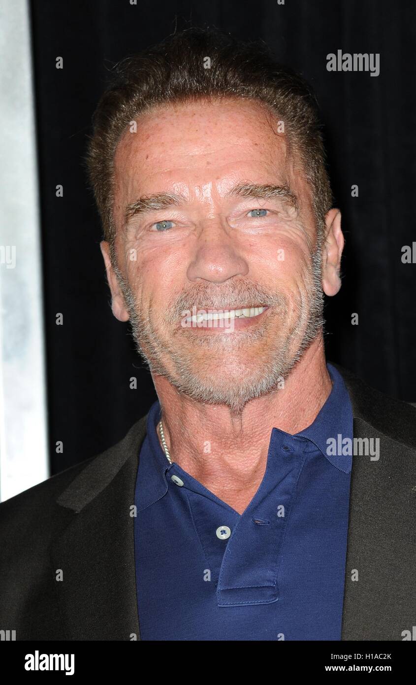 New York, NY, USA. 21st Sep, 2016. Arnold Schwarzenegger at arrivals ...