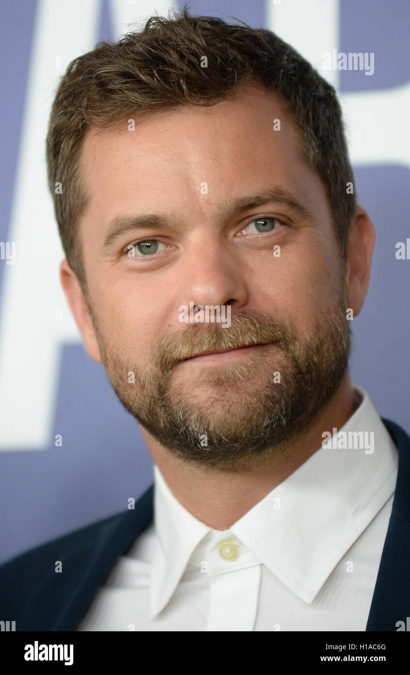 New York, NY, USA. 21st Sep, 2016. Joshua Jackson at arrivals for ...