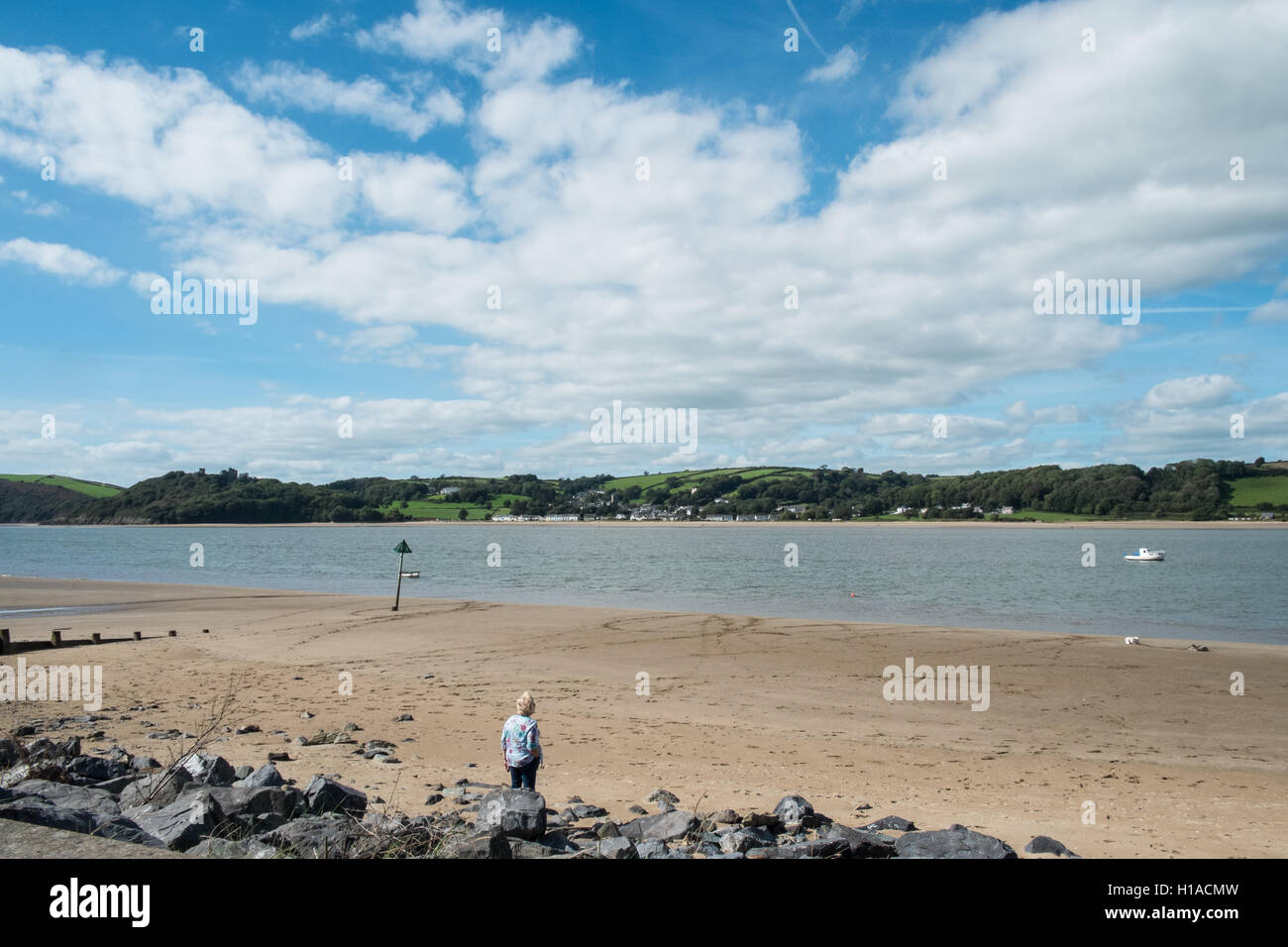 Ferryside from llansteffan hi-res stock photography and images - Alamy