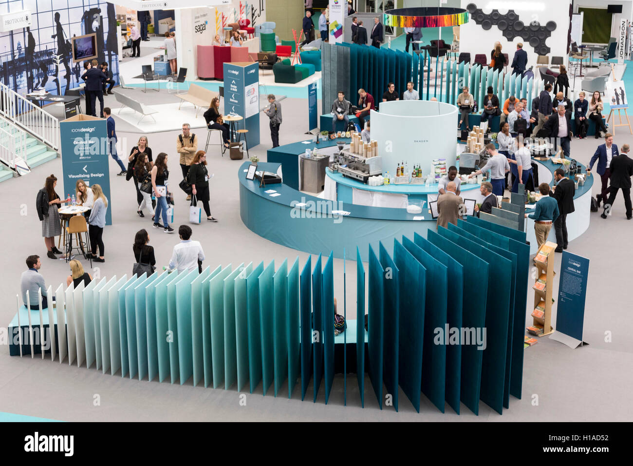 London, UK. 22 September 2016. The UK's largest design show 100% Design ...