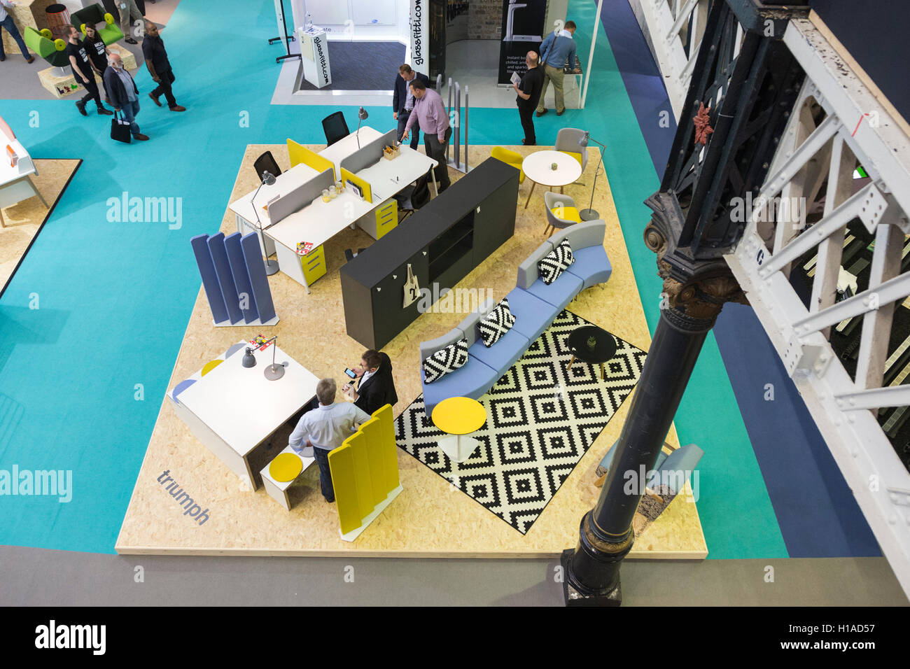 London, UK. 22 September 2016. The UK's largest design show 100% Design ...