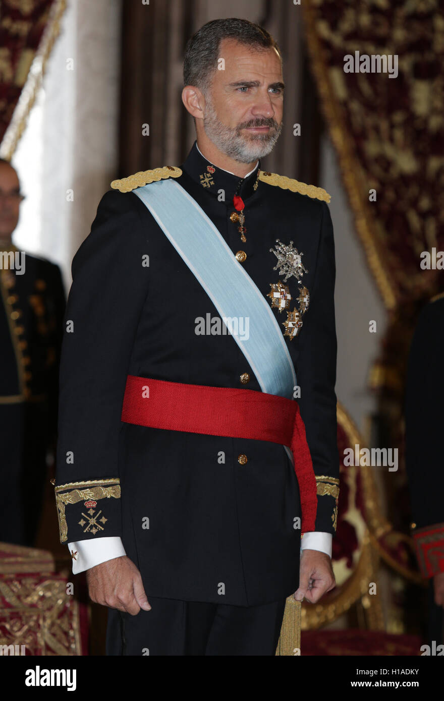 Madrid, Spain. 22nd September, 2016. The King of Spain Felipe VI during ...