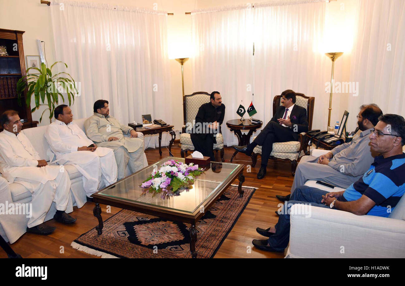 Chairman Cable Operators' Association, Khalid Arain meets CM Sindh ...