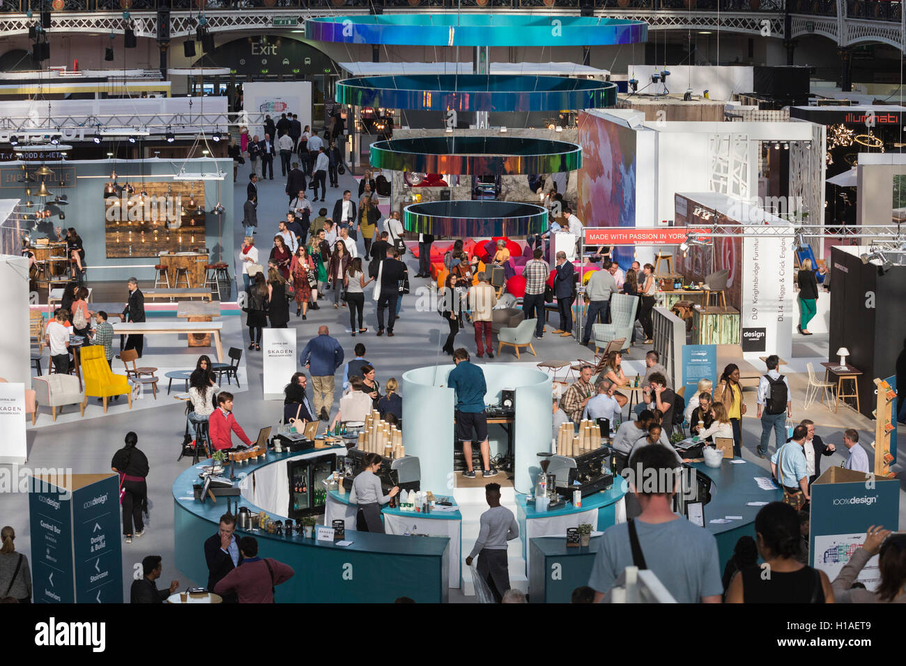 London, UK. 22 September 2016. The UK's largest design show 100% Design ...