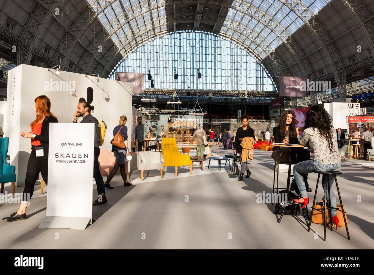 London, UK. 22 September 2016. The UK's largest design show 100% Design ...