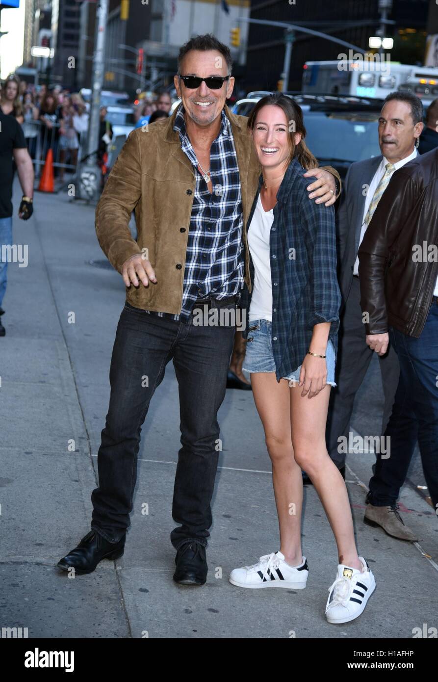 New York, NY, USA. 22nd Sep, 2016. Bruce Springsteen, Jessica Rae ...
