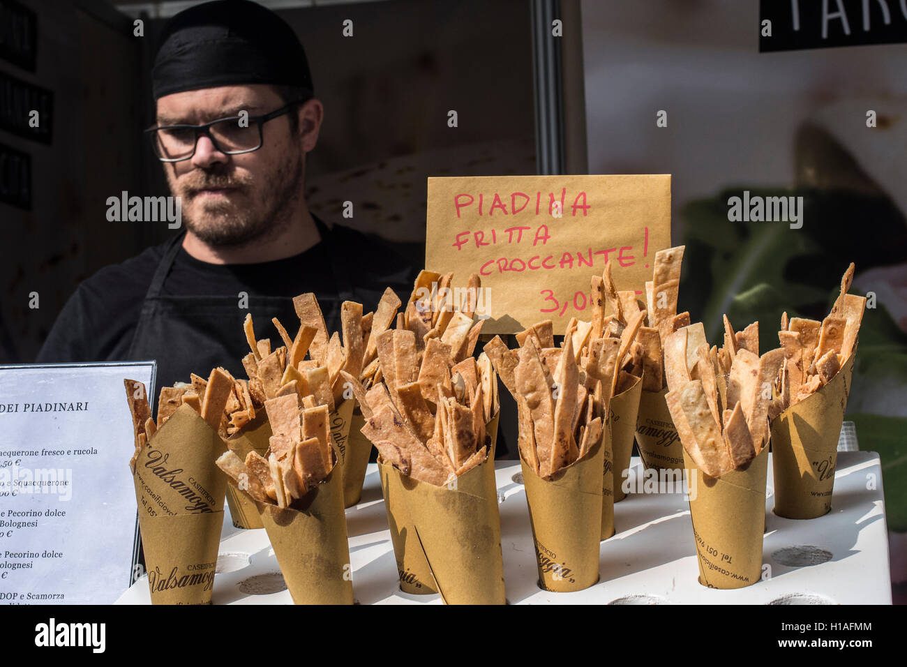 Piadina fried crispy hi-res stock photography and images - Alamy