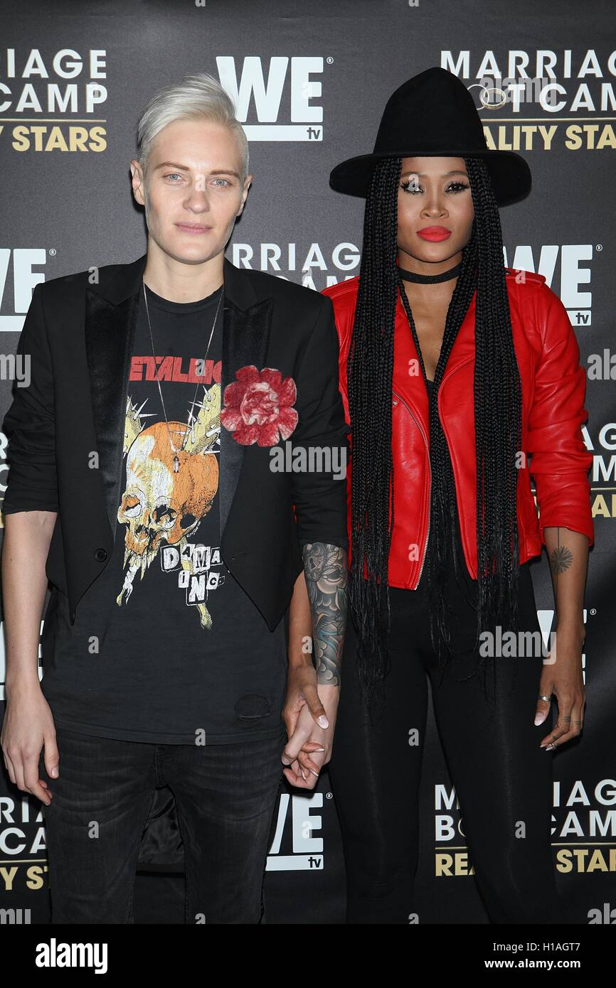 New York, NY, USA. 22nd Sep, 2016. Merika Palmiste and Margeaux Simms ...