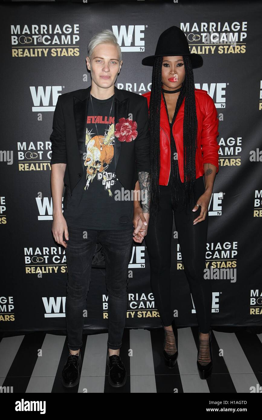 New York, NY, USA. 22nd Sep, 2016. Merika Palmiste and Margeaux Simms ...