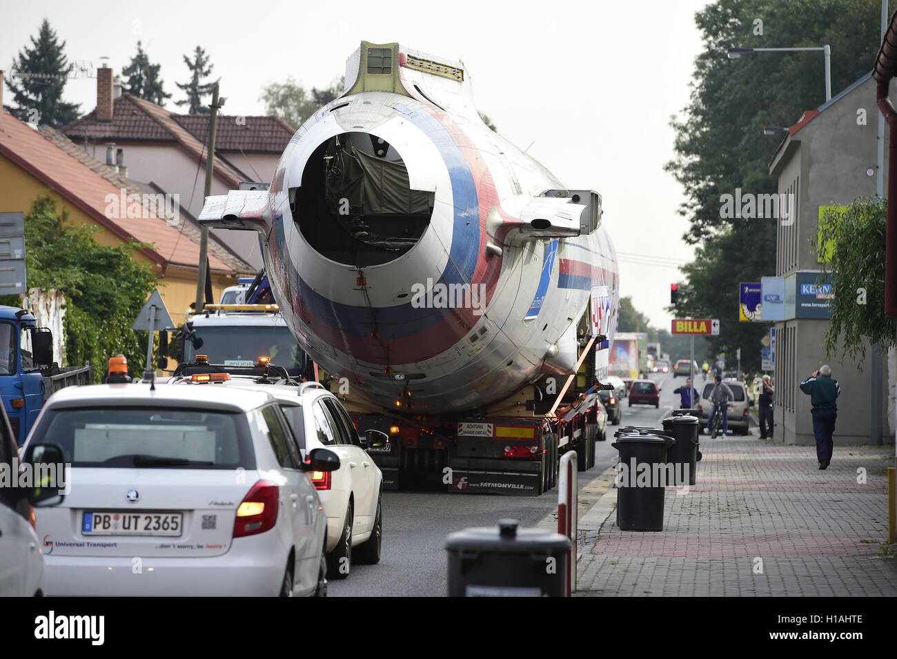 Prague, Czech Republic. 23rd Sep, 2016. Tu-154 plane, which was part of ...