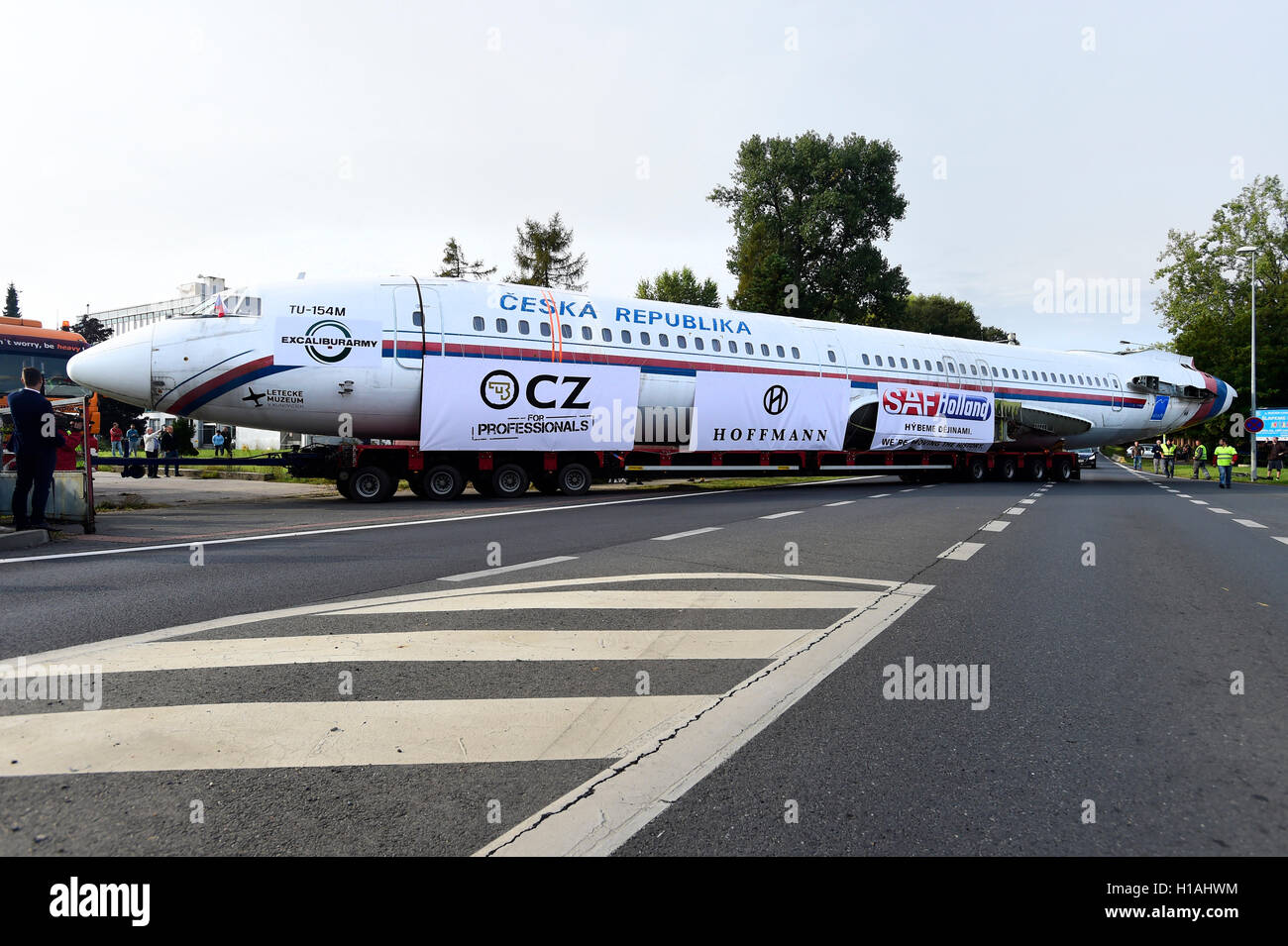 Prague, Czech Republic. 23rd Sep, 2016. Tu-154 plane, which was part of ...