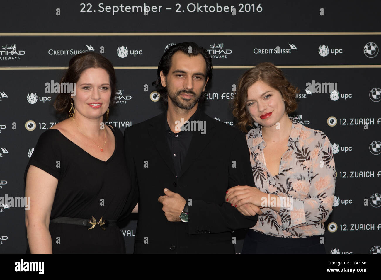 Zurich, Switzerland. 23nd September 2016. Lisa Blatter, Dashmir Ristemi ...