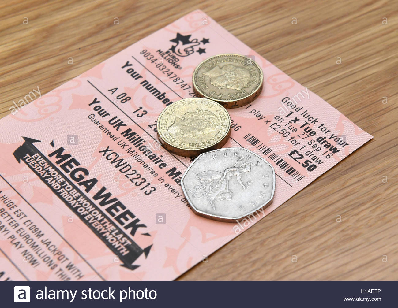 Euro Millions Lottery Tickets Stock Photos & Euro Millions Lottery ...