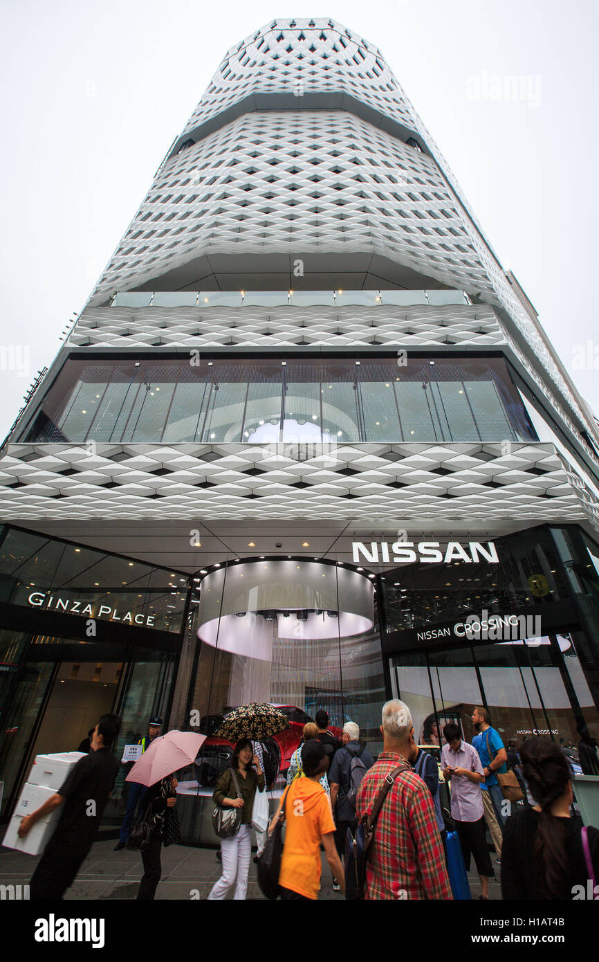 Tokyo, Japan - A general view of Ginza Place building on September 23 ...
