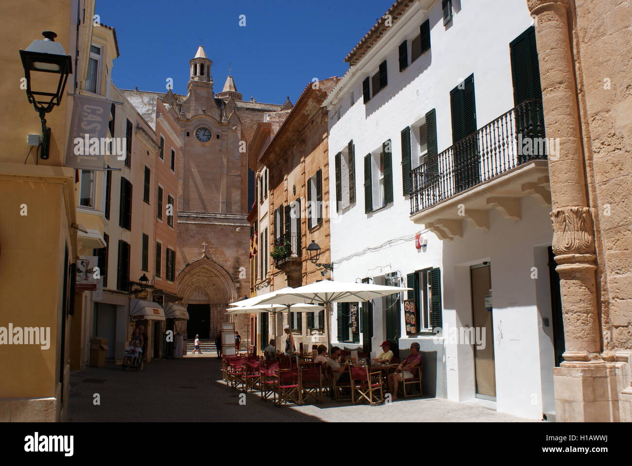 Ciutadella old town, Menorca, Spain Stock Photo - Alamy