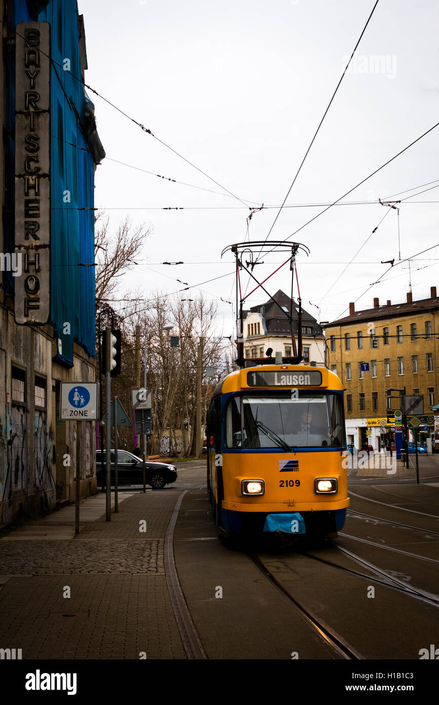 Leipzig street scene hi-res stock photography and images - Alamy