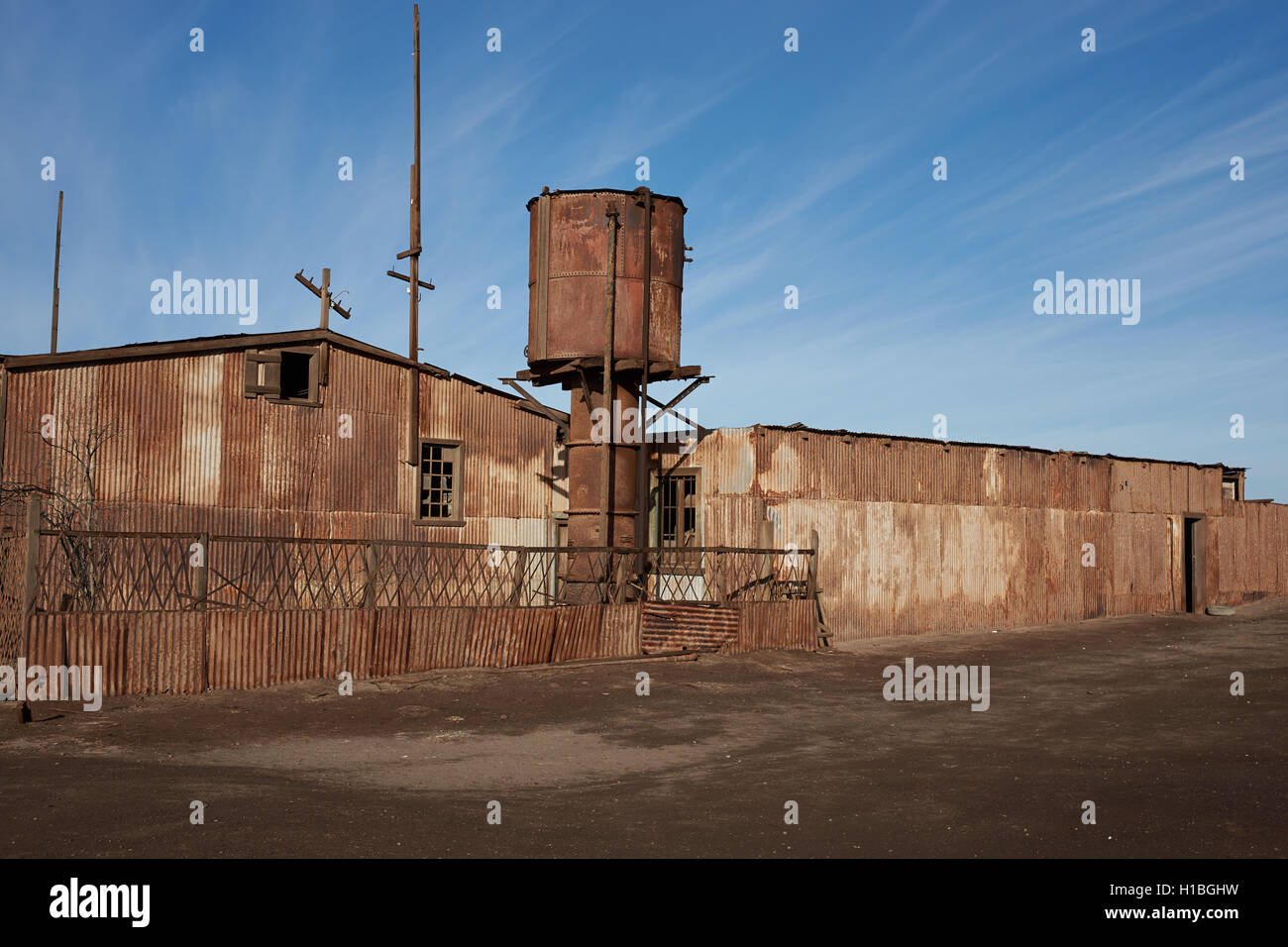 Humberstone Saltpeter Works Stock Photo - Alamy