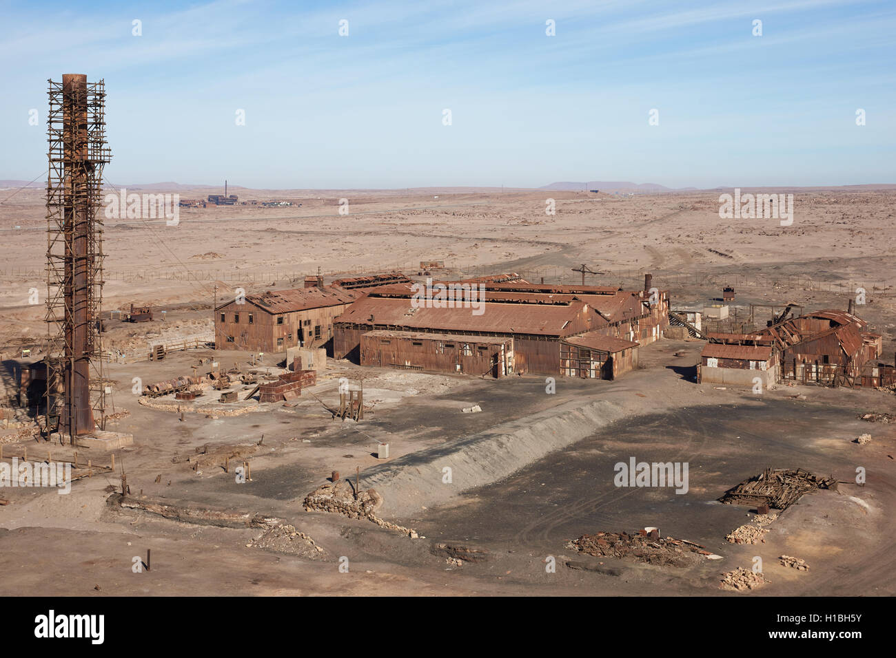 Humberstone Saltpeter Works Stock Photo - Alamy