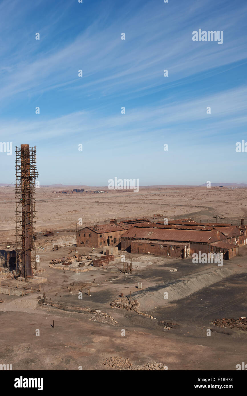 Humberstone Saltpeter Works Stock Photo - Alamy