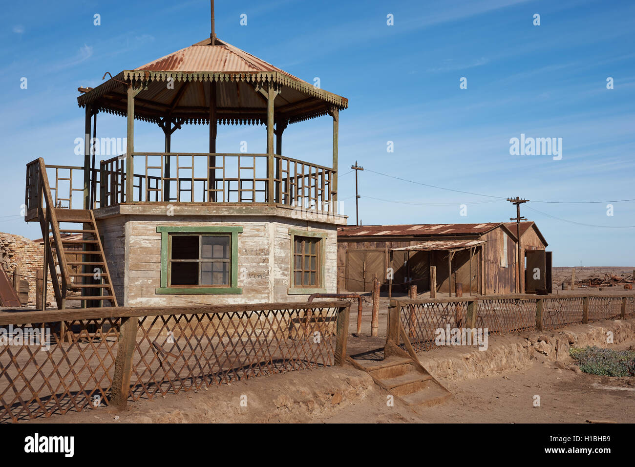 Humberstone Saltpeter Works Stock Photo - Alamy