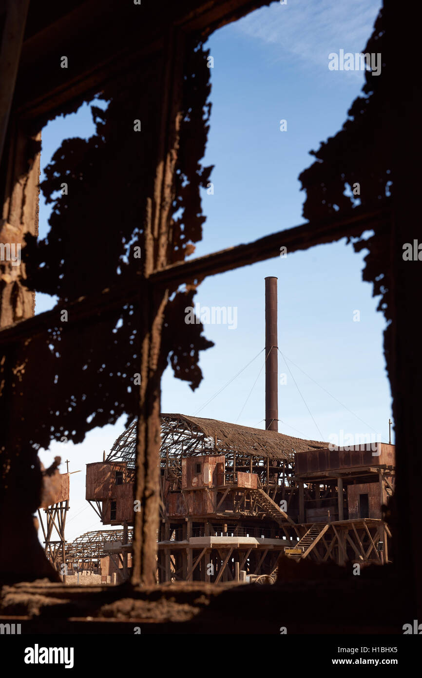 Santa Laura Saltpeter Works Stock Photo - Alamy