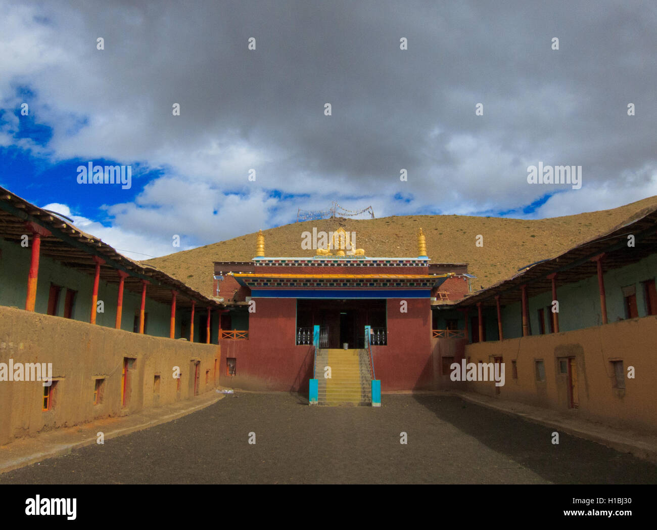 Monastery in Komic Village (Spiti Valley, Himachal Pradesh Stock Photo ...
