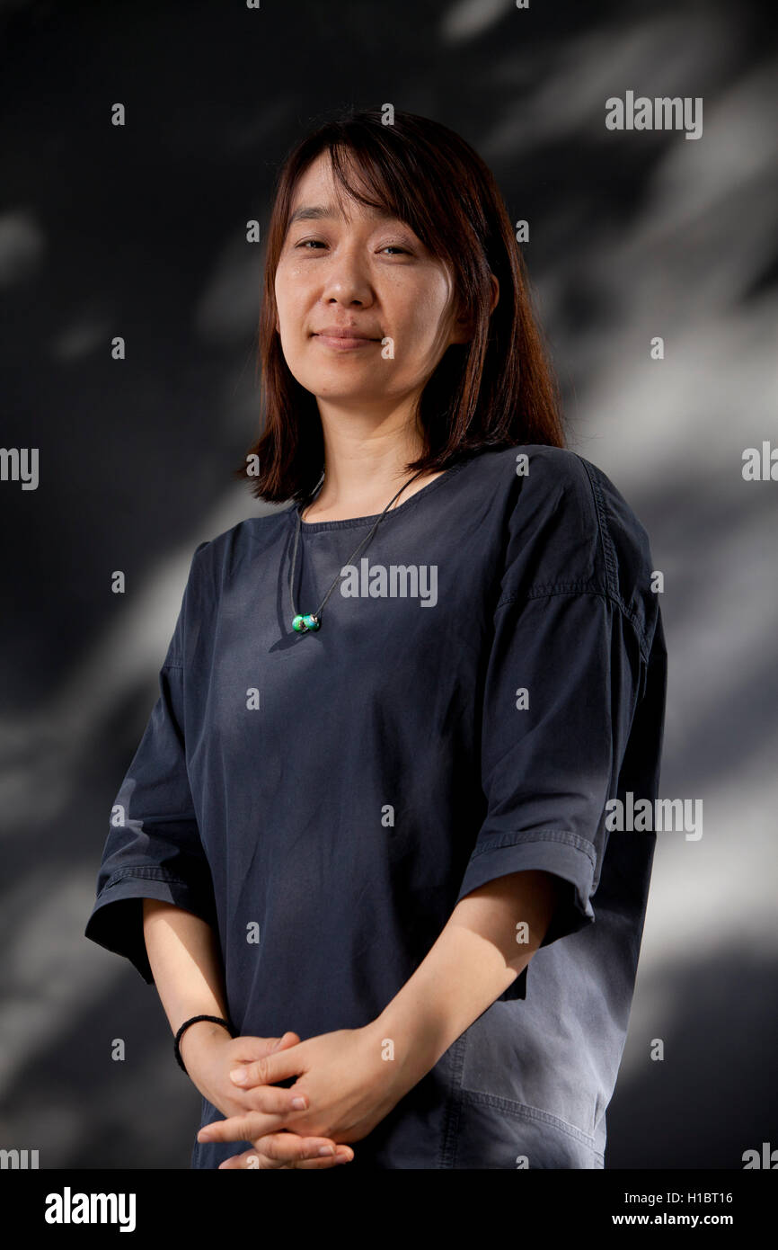 Han Kang, the South Korean writer, at the Edinburgh International Book ...