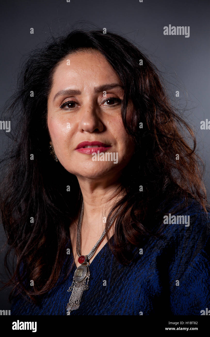 Raja Alem, the Saudi Arabian novelist, at the Edinburgh International ...