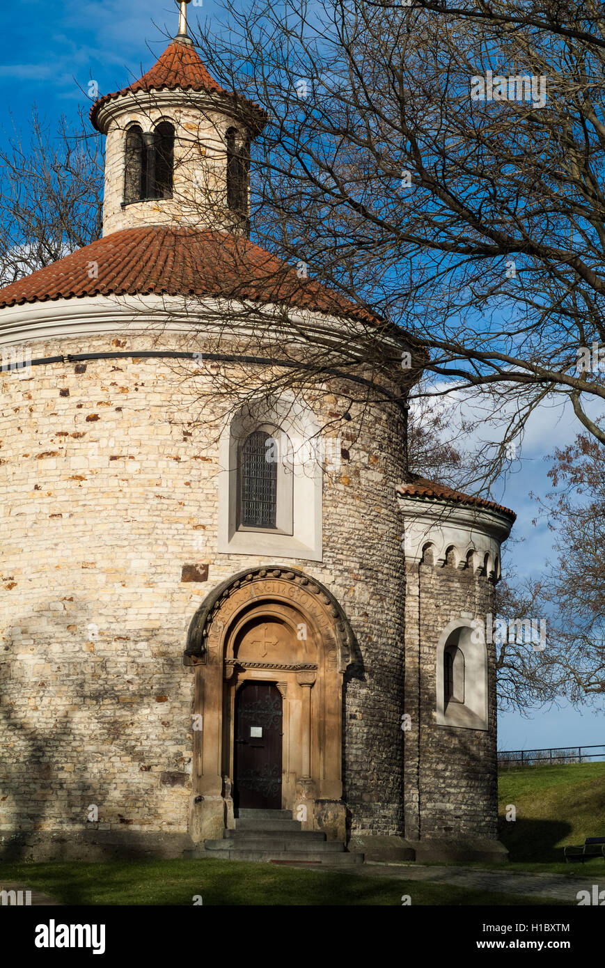 Rotunda sv. Martina in Vysehrad, Prague Stock Photo - Alamy