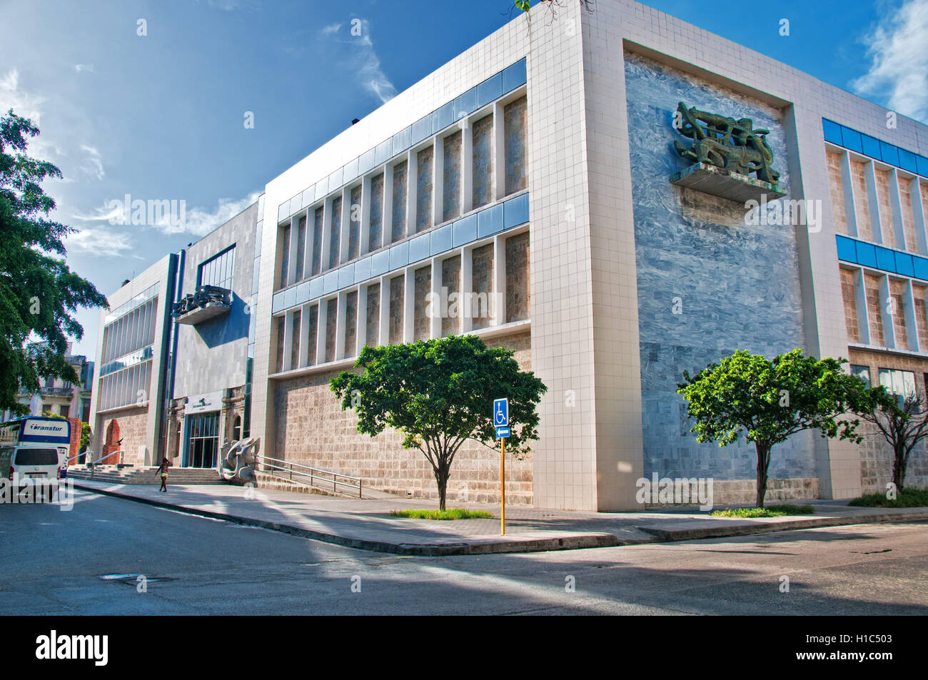 HAVANA, CUBA - JULY 12, 2016: Building of the National Museum of Cuban ...