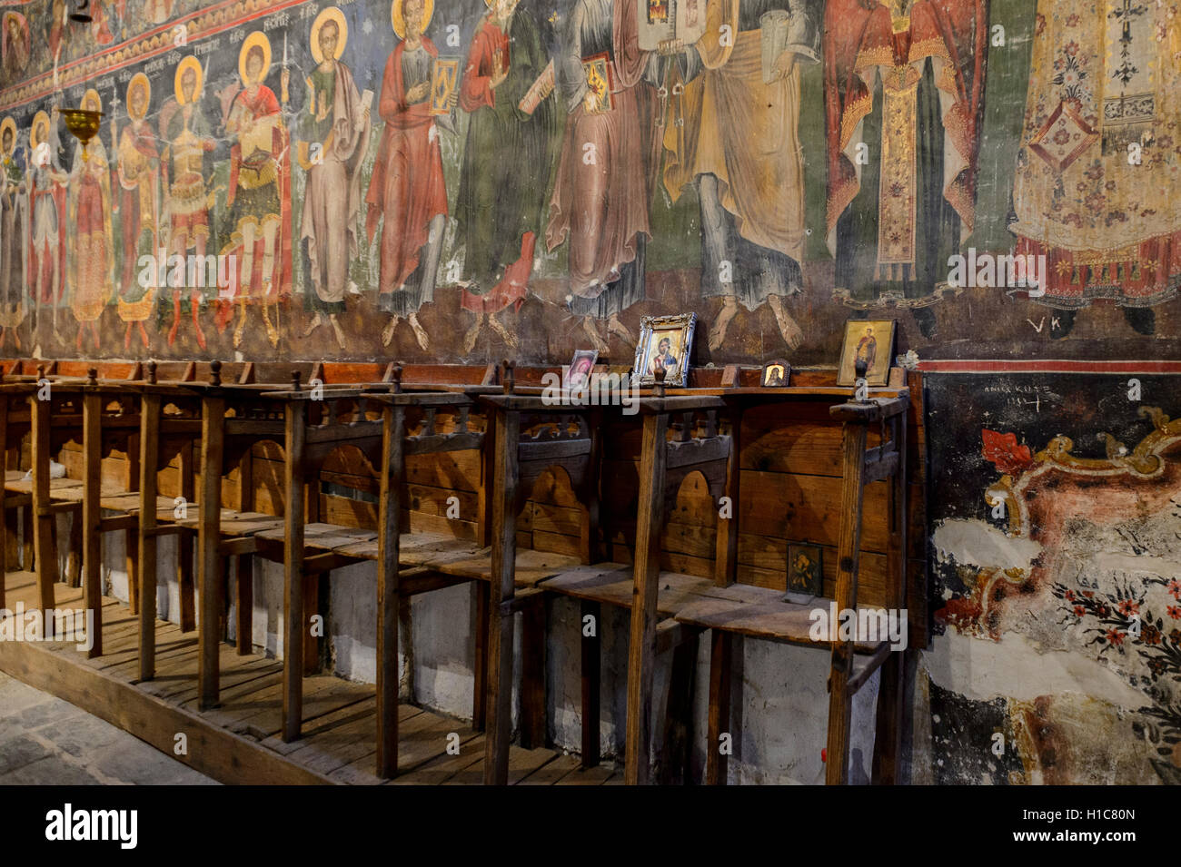 Leusa church near Permet Stock Photo - Alamy