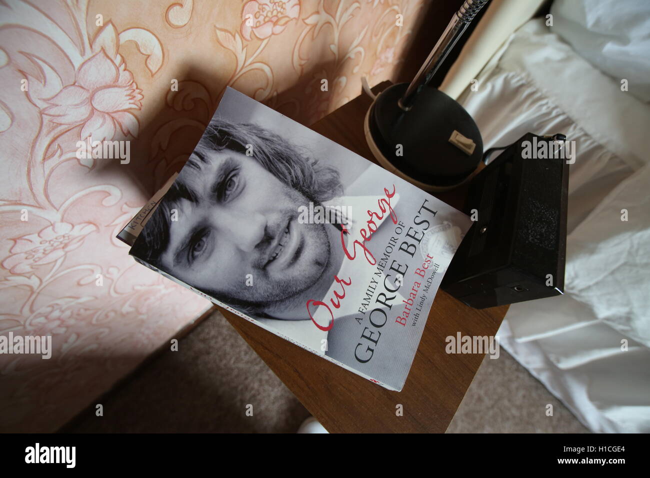 George Best Book is seen beside his bed at his parents home. - The ...