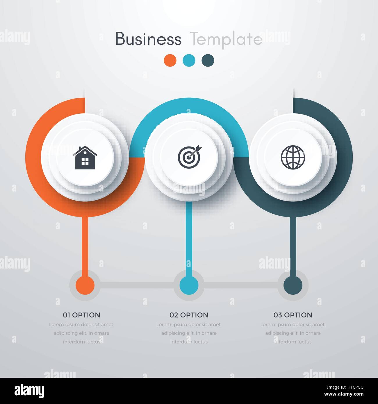 infographics three options Stock Vector Image & Art - Alamy