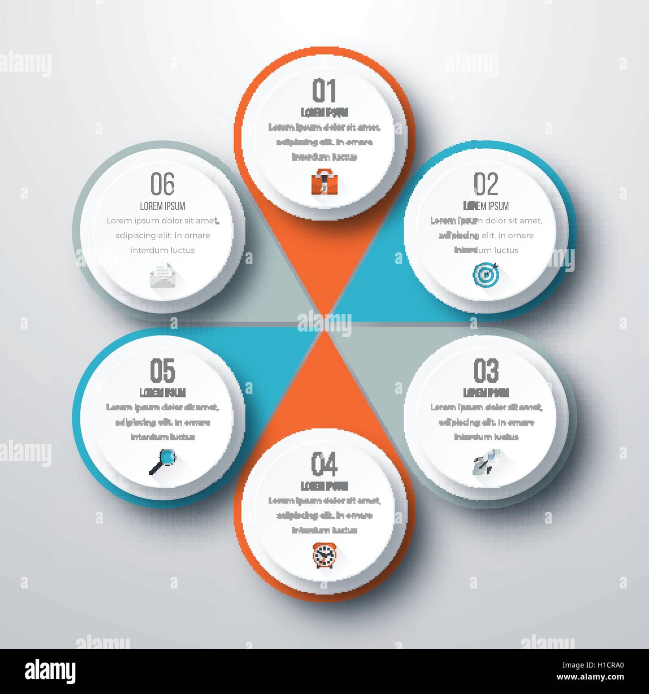 Infographic design with colored Stock Vector Image & Art - Alamy