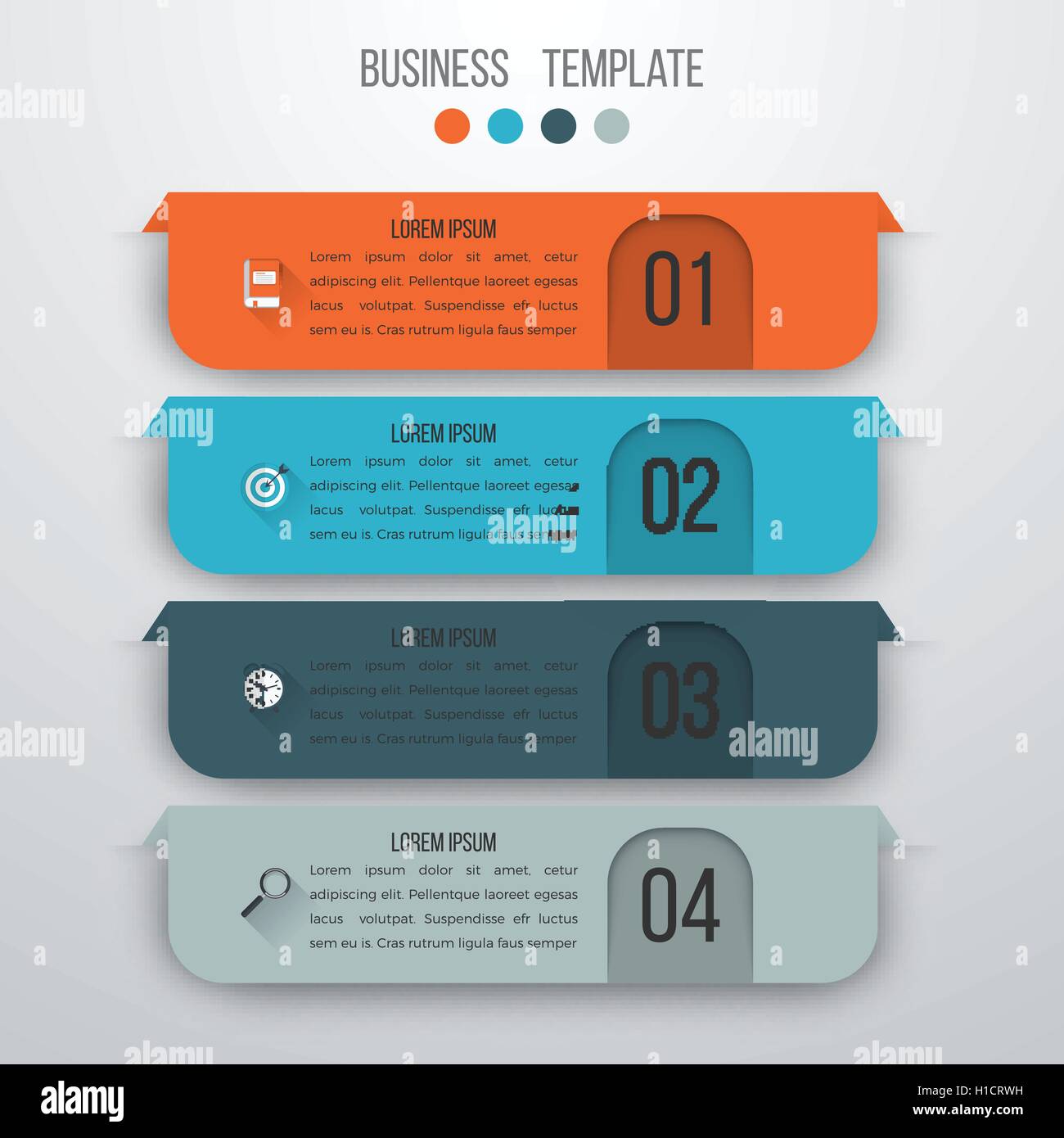 Vector illustration infographics four options Stock Vector Image & Art ...