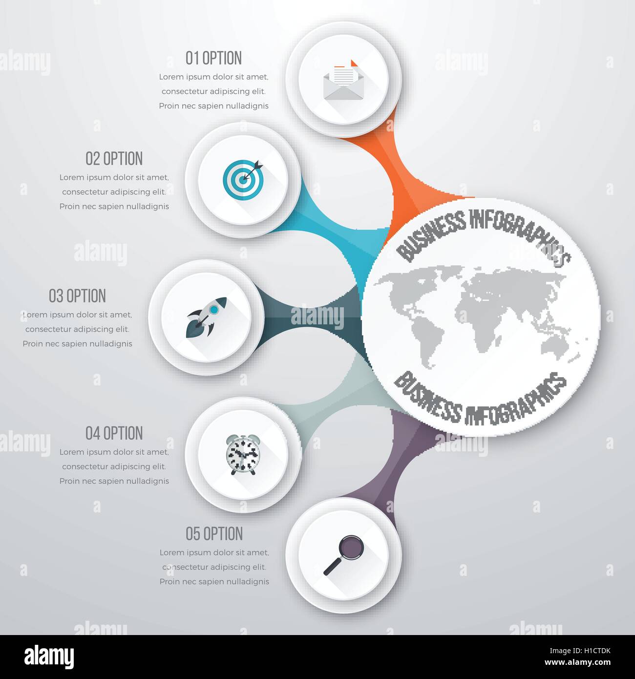 Timeline Vector 3d Infographic Stock Vector Image & Art - Alamy