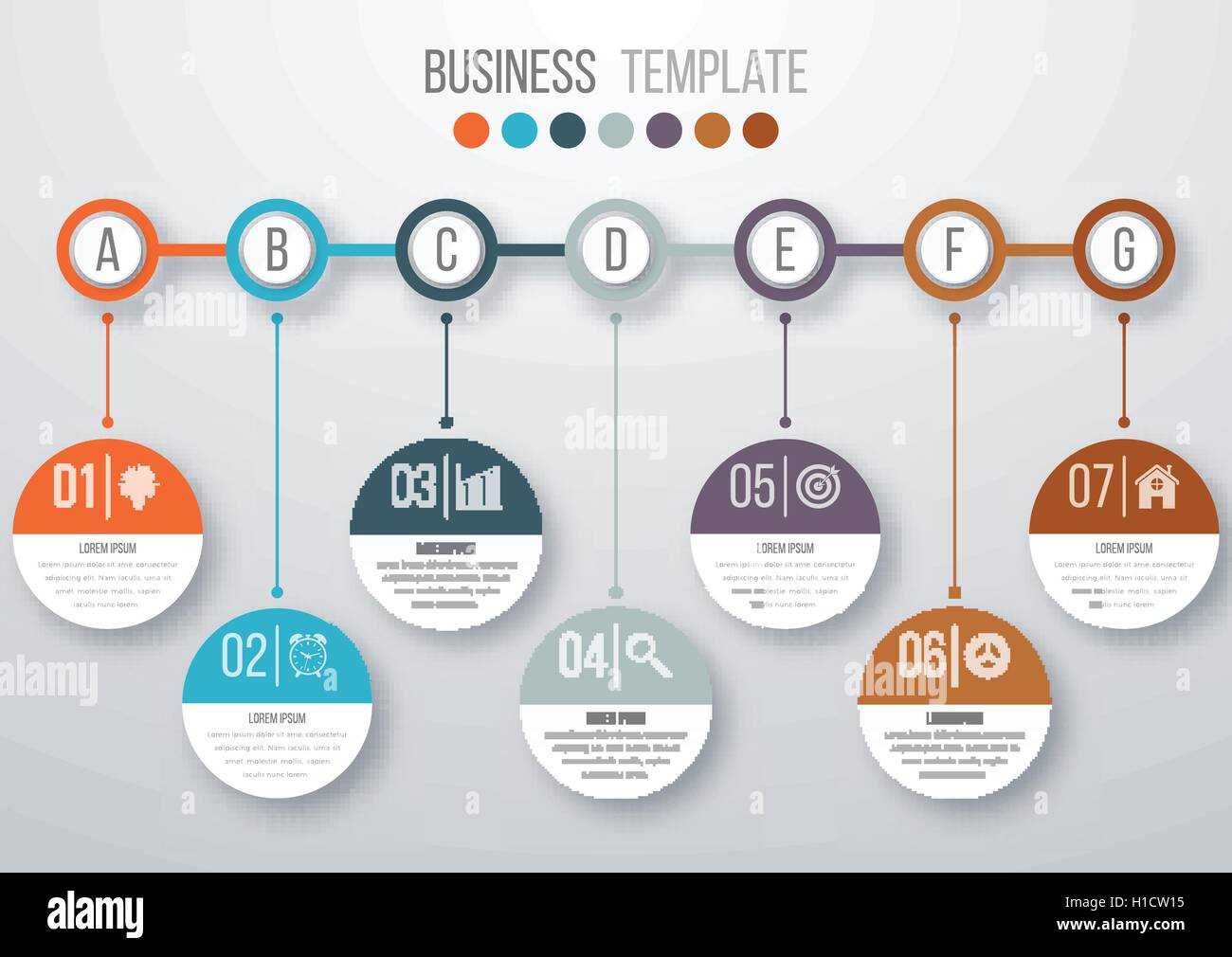 Timeline infographics template Stock Vector Image & Art - Alamy