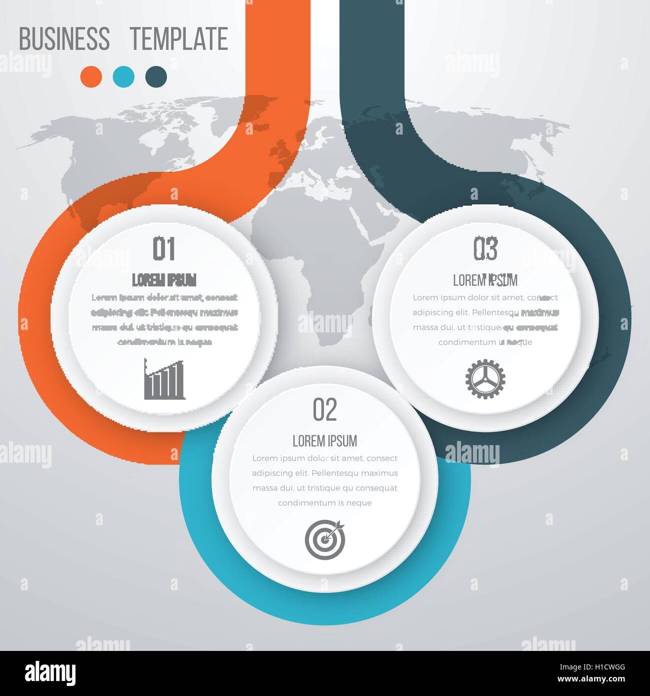 infographics three options Stock Vector Image & Art - Alamy