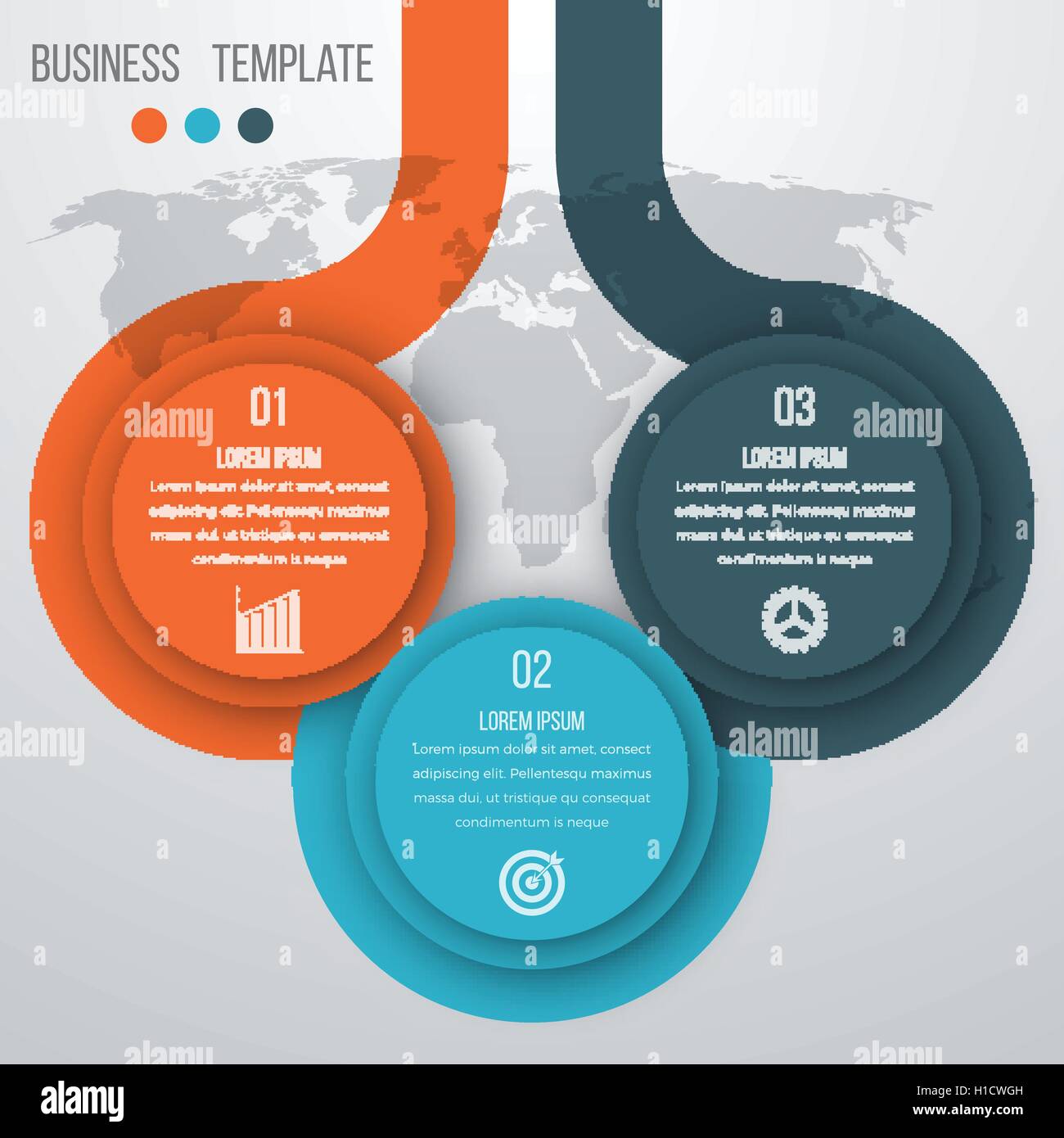 infographics three options Stock Vector Image & Art - Alamy