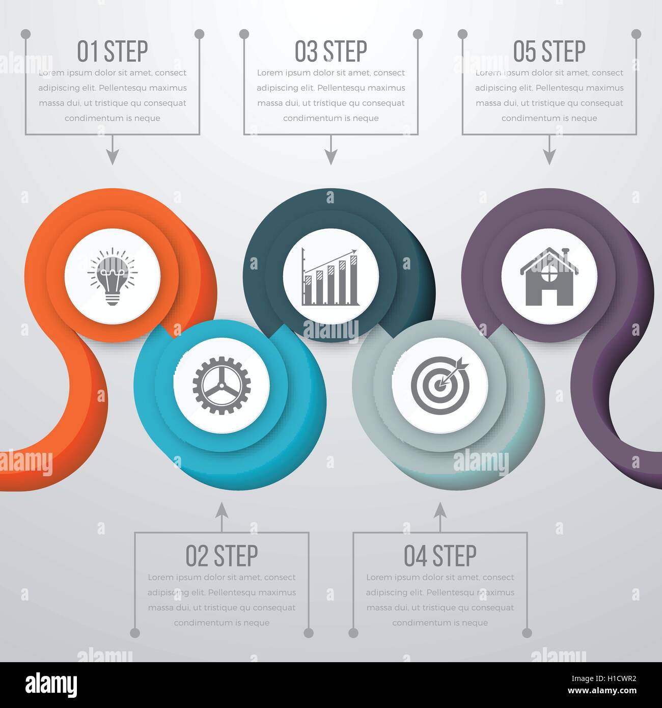 Timeline Vector 3d Infographic Stock Vector Image & Art - Alamy