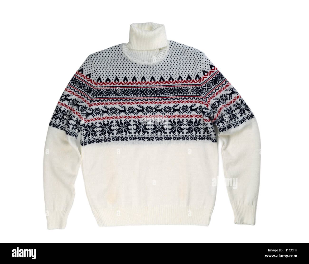 Red christmas sweater deer Cut Out Stock Images & Pictures - Alamy