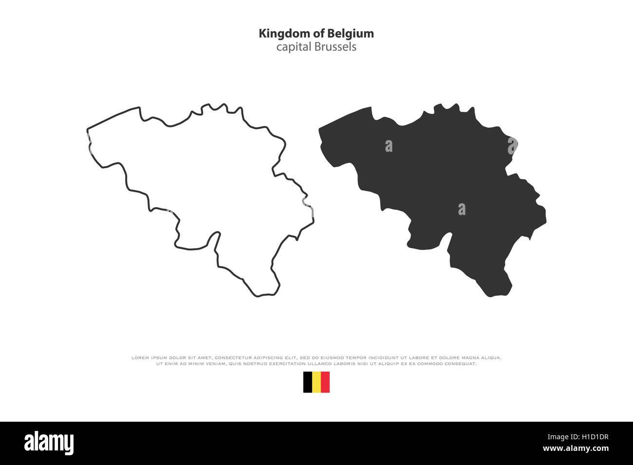 Belgian flag vector vectors hi-res stock photography and images - Alamy