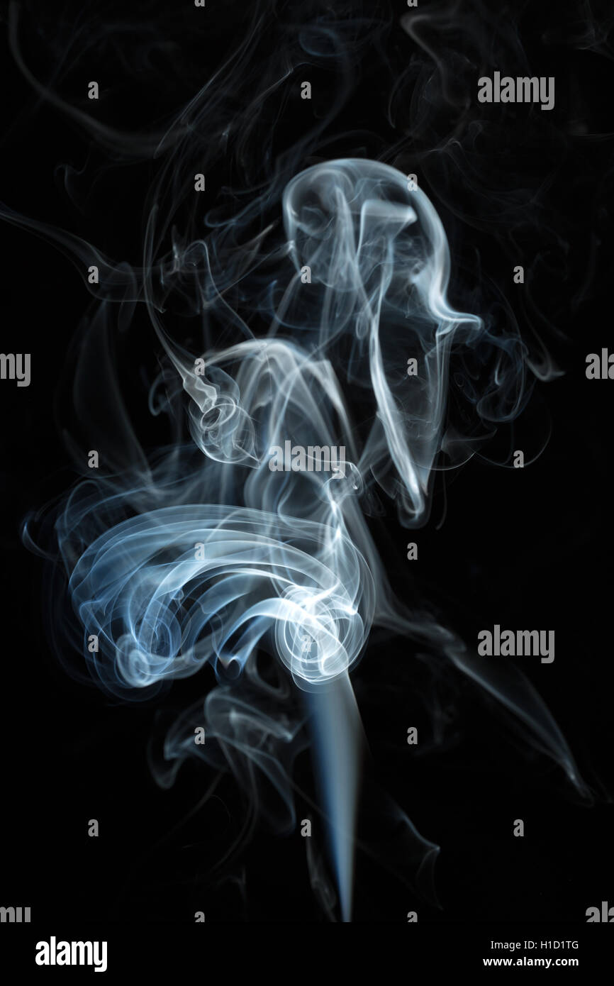 abstract white smoke on black Stock Photo - Alamy