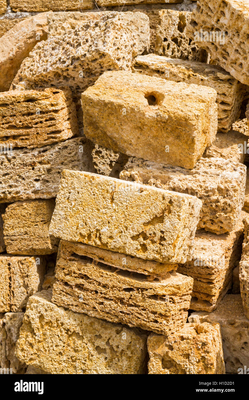 Natural material for the construction of coquina Stock Photo - Alamy