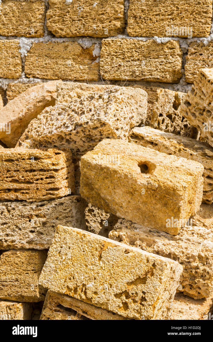 Natural material for the construction of coquina Stock Photo - Alamy
