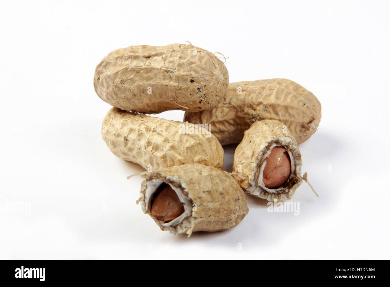 Peanuts broken Cut Out Stock Images & Pictures - Alamy
