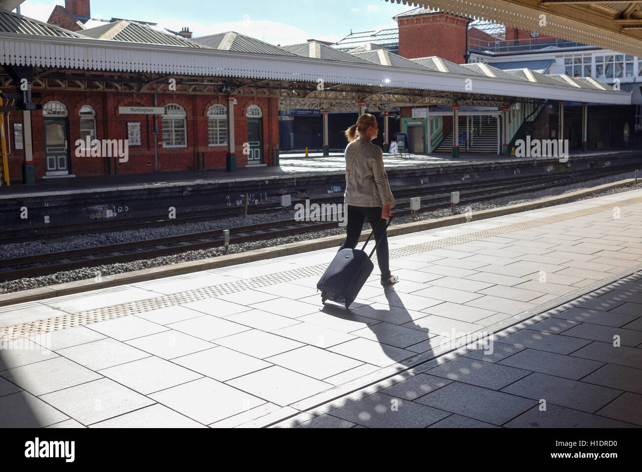 Nottingham East Midlands Train Station,UK Stock Photo - Alamy