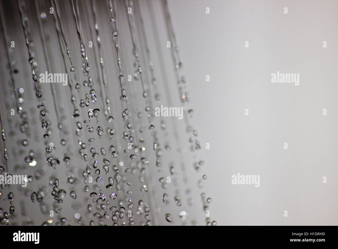 Water falling from shower Stock Photo - Alamy